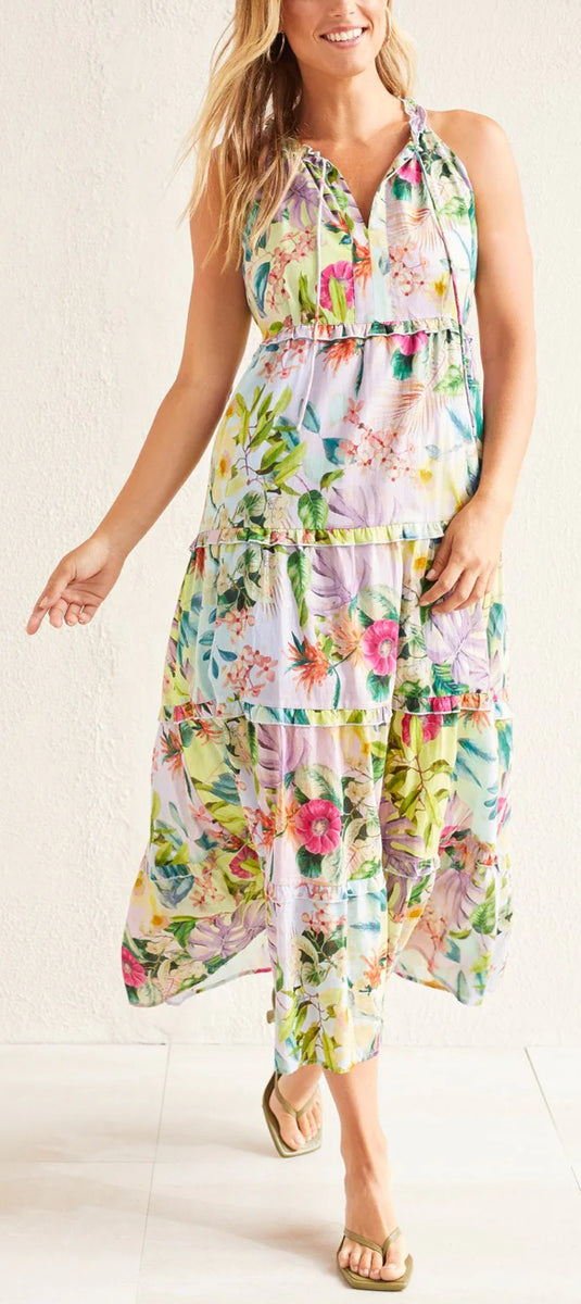 Tiered Dress with Lining – IN THE SPIRIT YOGA STUDIO, WINE LOUNGE ...